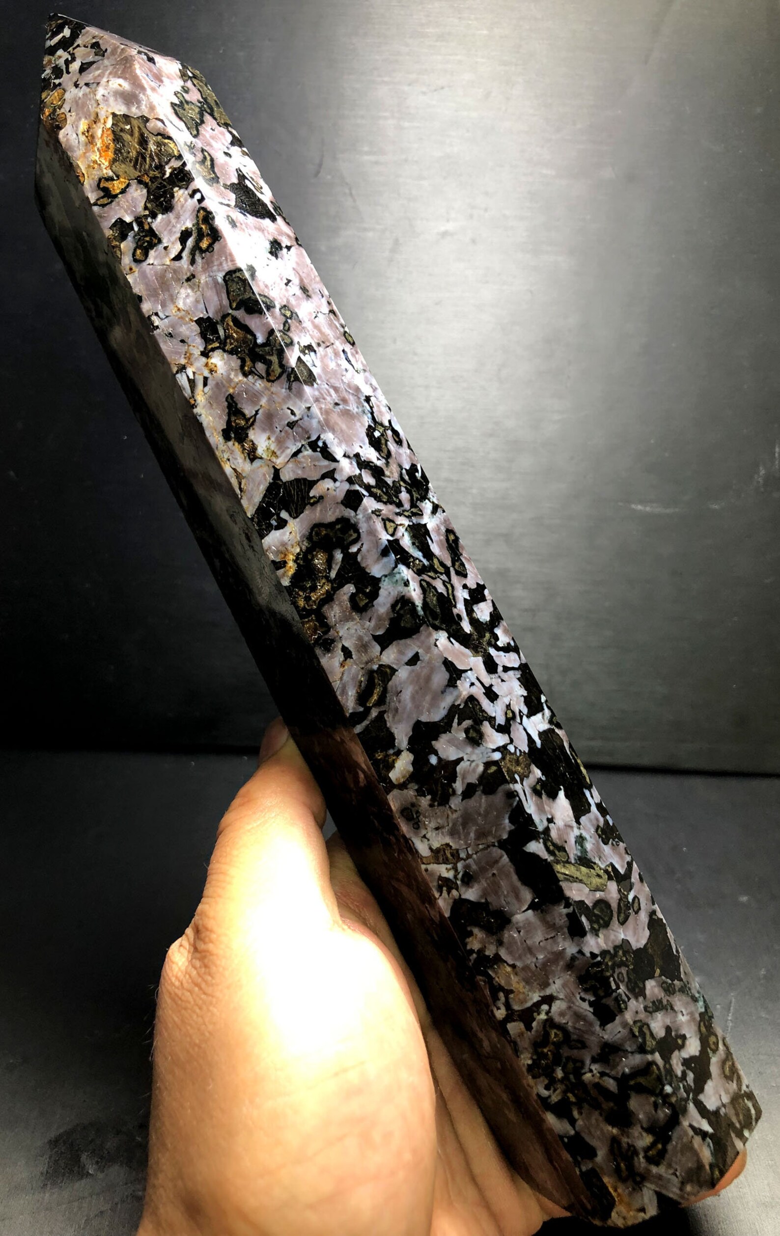 1224g 260mm MYSTIC MERLINITE Merlinite GABBRO Crystal Point - Etsy