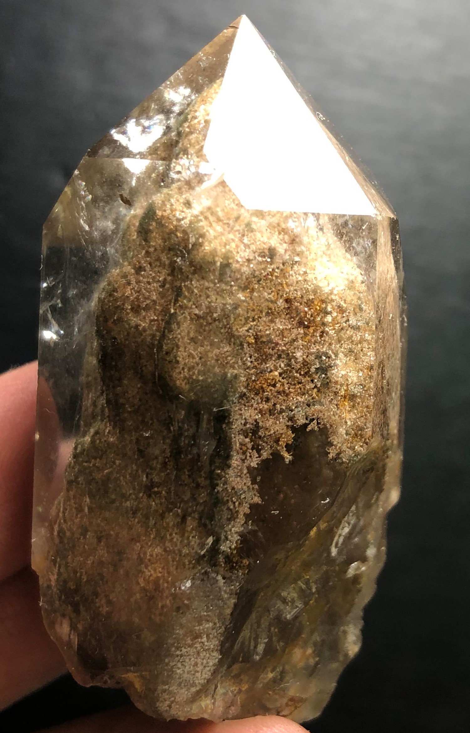 85g Natural Phantom 'green Ghost' QUARTZ Crystal Point - Etsy