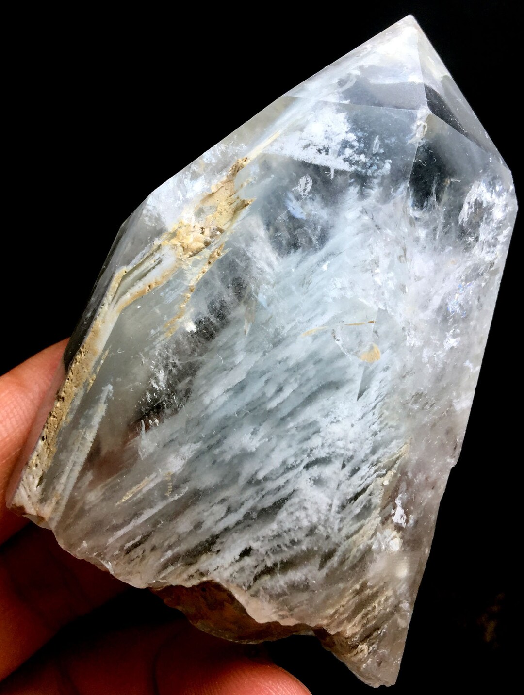 153g Natural Phantom Quartz Crystal Shows Layers of Growth Energy ...