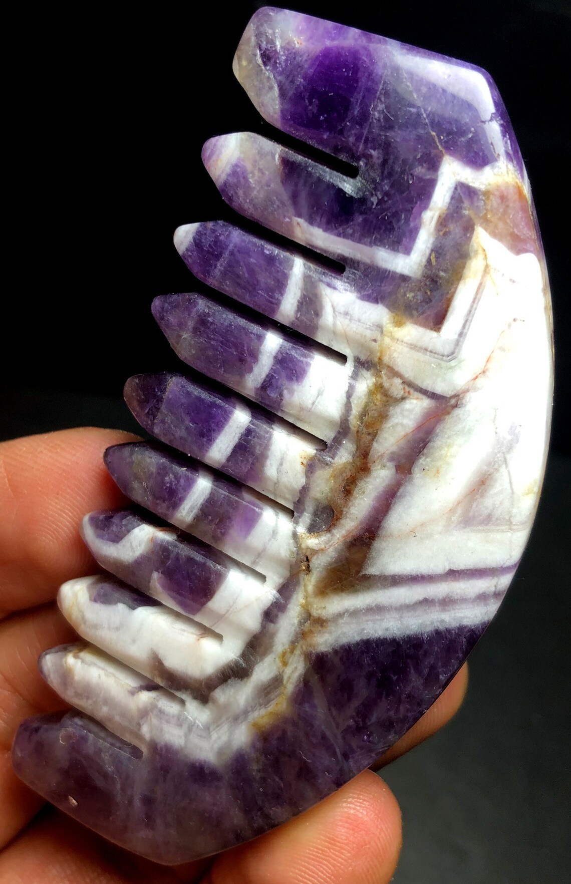 45g Wow Comb Dream Amethyst QuartzHandmade Meditation | Etsy
