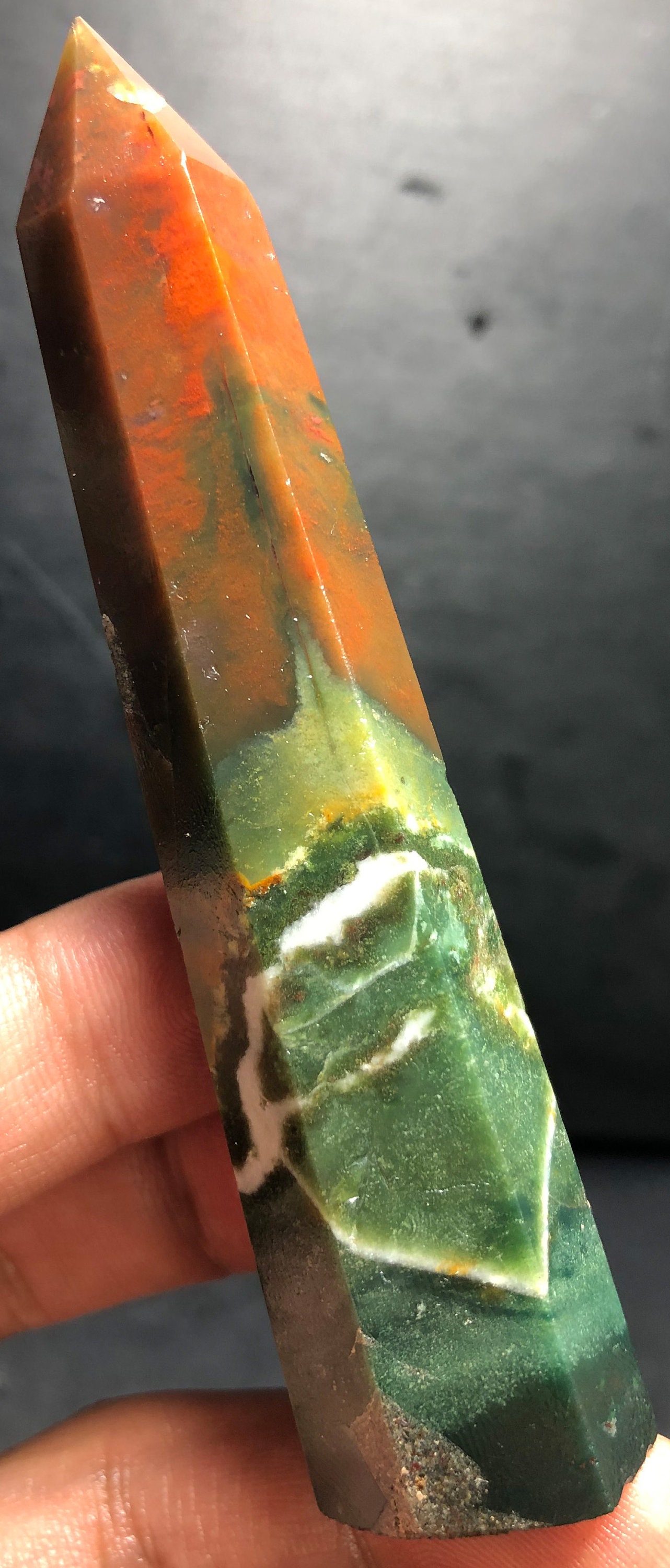 Moss Agate 53g Wow Sea Jasper Crystal Ocean Jasper Quartz | Etsy