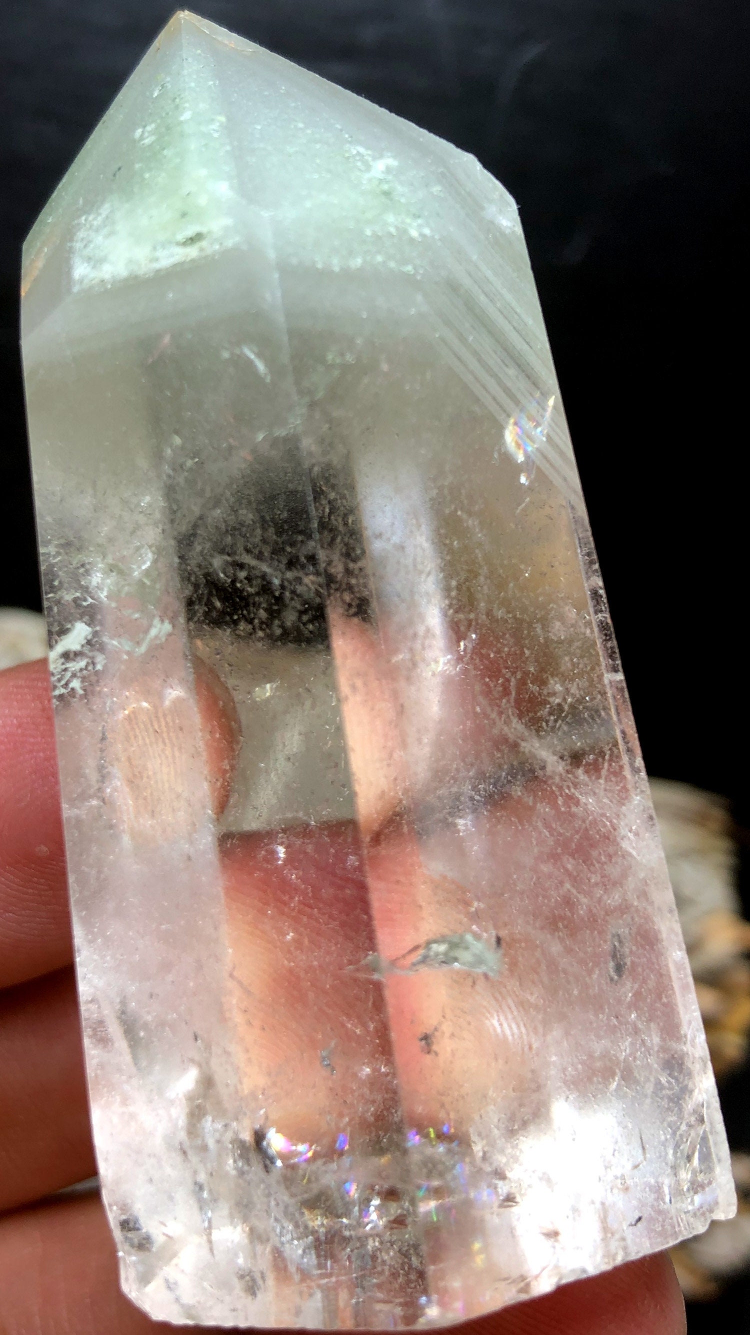 76g Natural Phantom Green Quartz Crystal Shows Layers of | Etsy