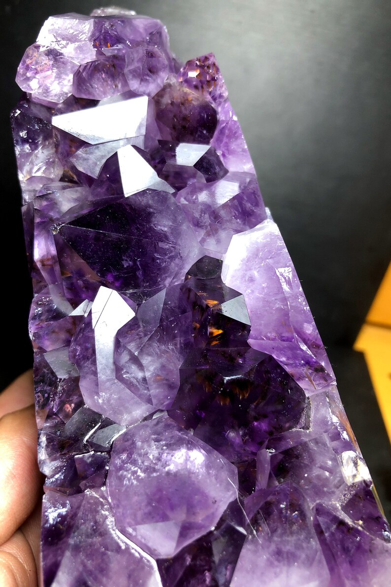 1483g Amethyst Beautiful Purple QUARTZ Geode Crystal POINT | Etsy