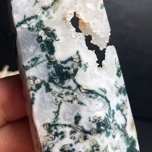 Moss Agate 141g Wow! Sea Jasper Crystal Ocean Jasper Quartz Geode Reiki ...