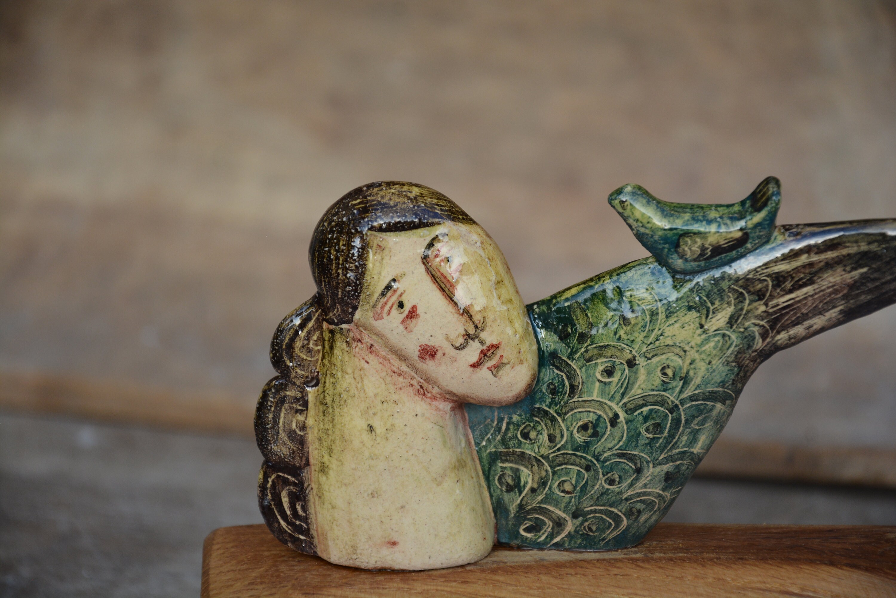 Angel...clay Art,sculpture Ceramic,ceramic,ceramic Angel - Etsy