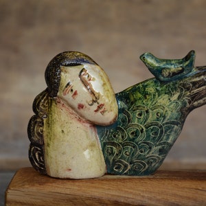 Angel...clay Art,sculpture Ceramic,ceramic,ceramic Angel - Etsy