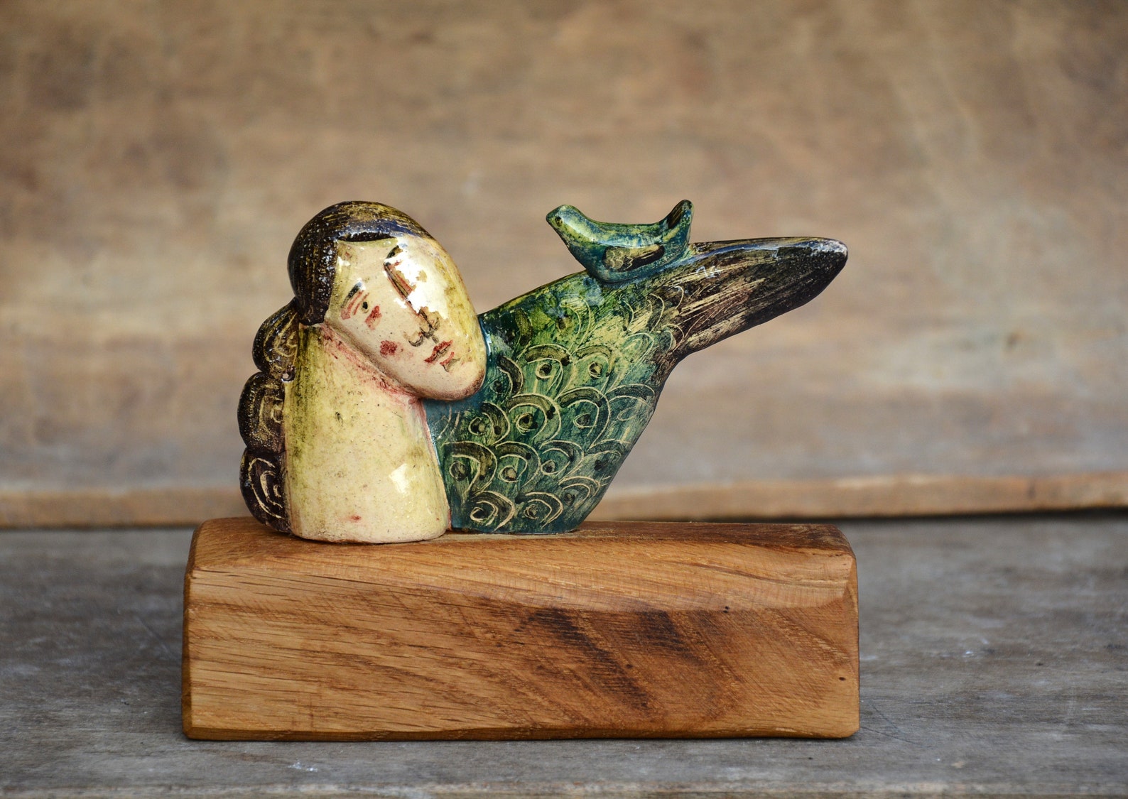 Angel...clay Art,sculpture Ceramic,ceramic,ceramic Angel - Etsy