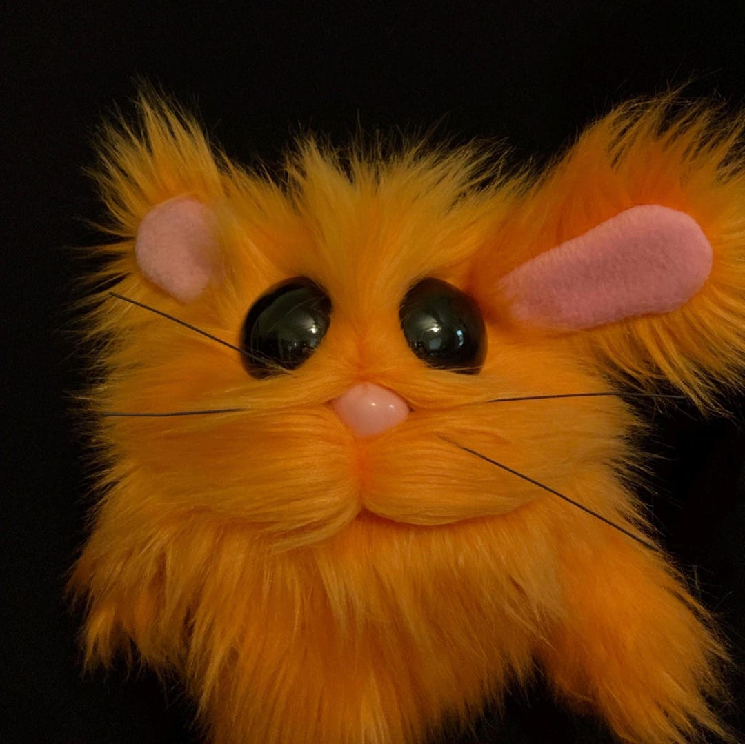 Professional Bunny Puppet-orange - Etsy