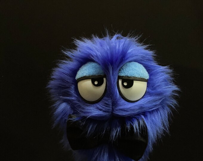 Blue Monster Hand Puppet - Etsy