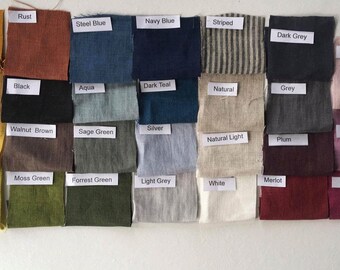 Linen Fabric Samples | Etsy