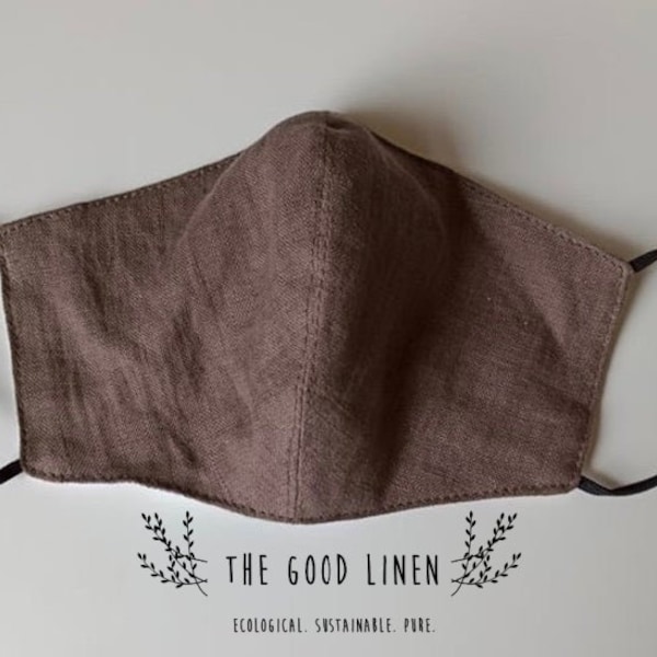 Linen Face Mask - Etsy