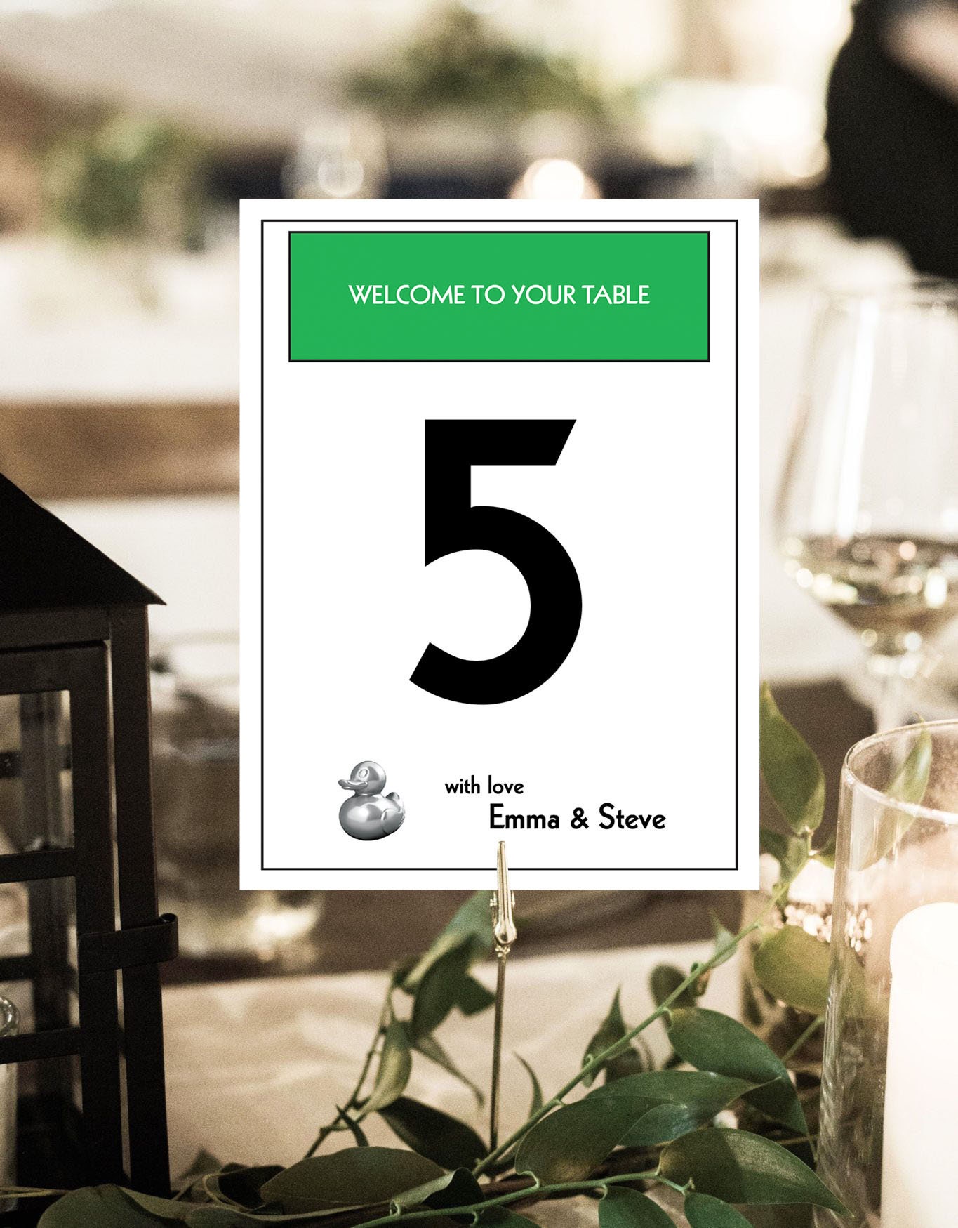 Monopoly Board Game Wedding Table Names Table Numbers | Etsy UK