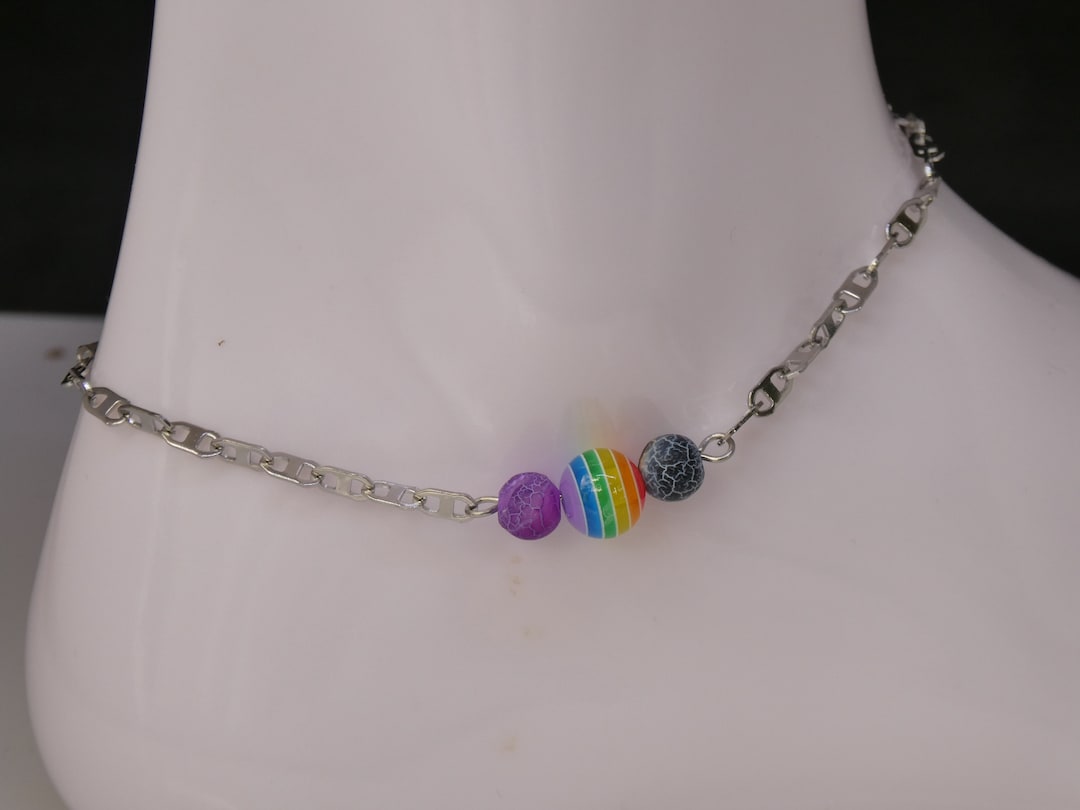 Gemstone Ankle Bracelet. Boho Adult Childs Anklet. Summer Jewellery - Etsy