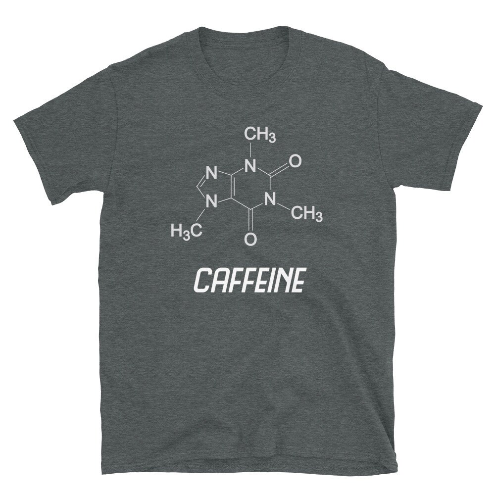Caffeine Molecule Structure, Science Lovers Tshirt, C8H10N4O2 Shirt ...