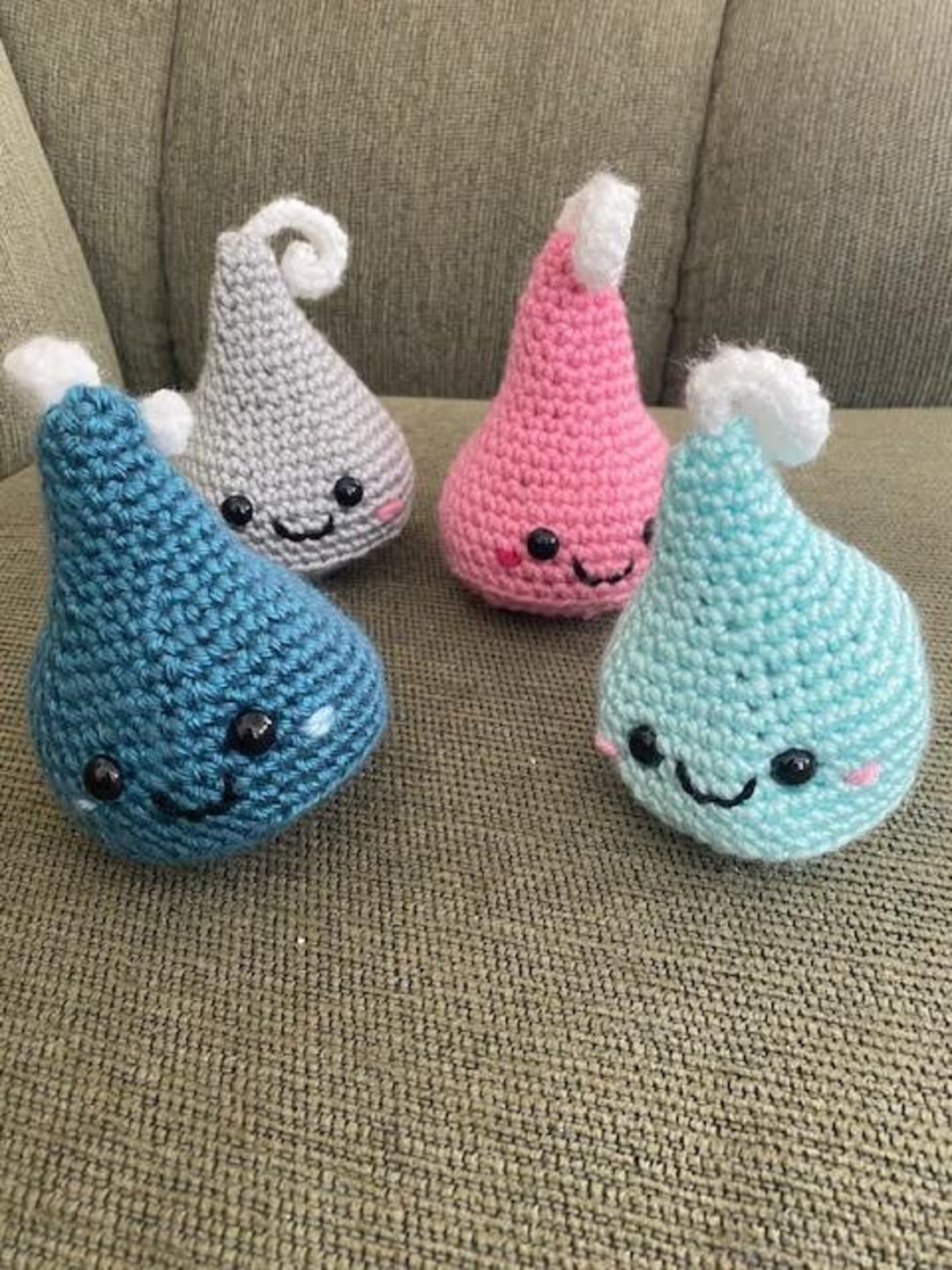 Hershey's Kisses, Elephant Plush, Crocheted Stuffed Elephant, Stuffed ...