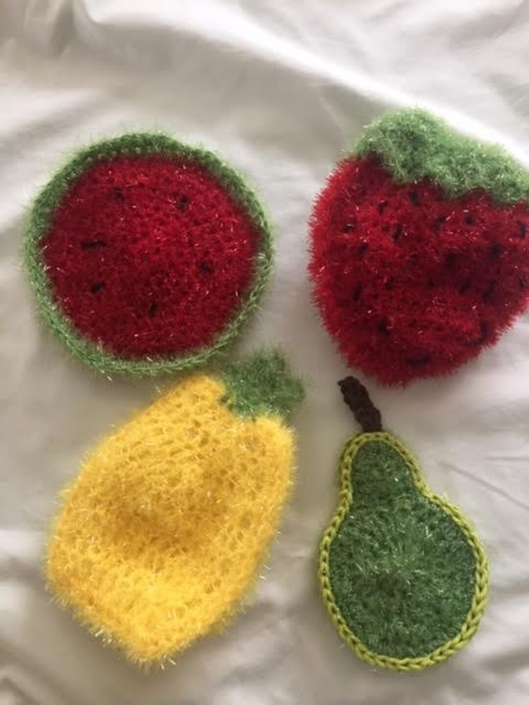 Kitchen Scrubbies, Scrubby Shapes, Fruit Scrubbies, Cactus Potholder - Etsy