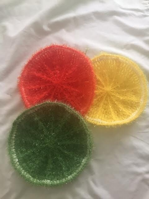 Kitchen Scrubbies, Scrubby Shapes, Fruit Scrubbies, Cactus Potholder - Etsy