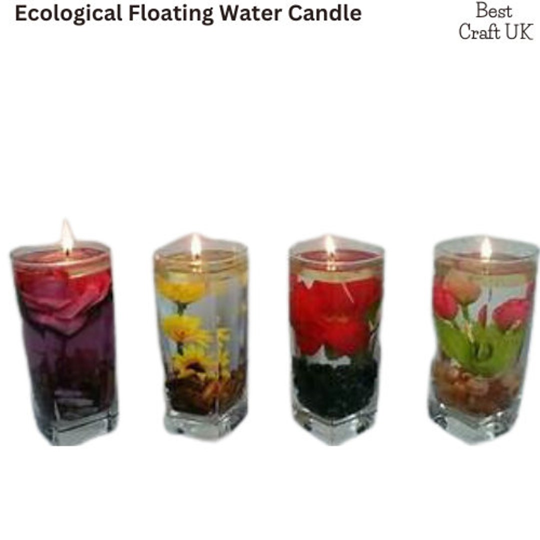 Unique Floating Water Candles Odourless and Smokeless, Party Wedding ...