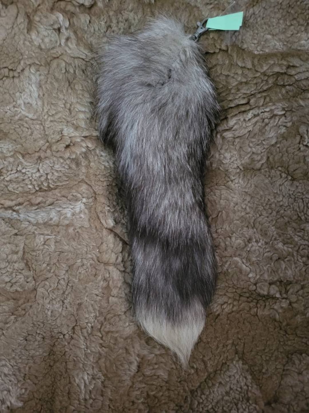 Fox Fur Keychain Tassel Bag Tag Handbag Tail Pendant Key Ring (16) - 40 ...
