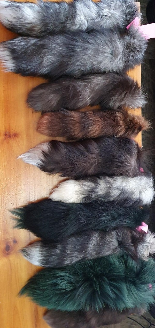Fur Fox Tail's Fox Fur Accessory Keychain Tassel's - Etsy