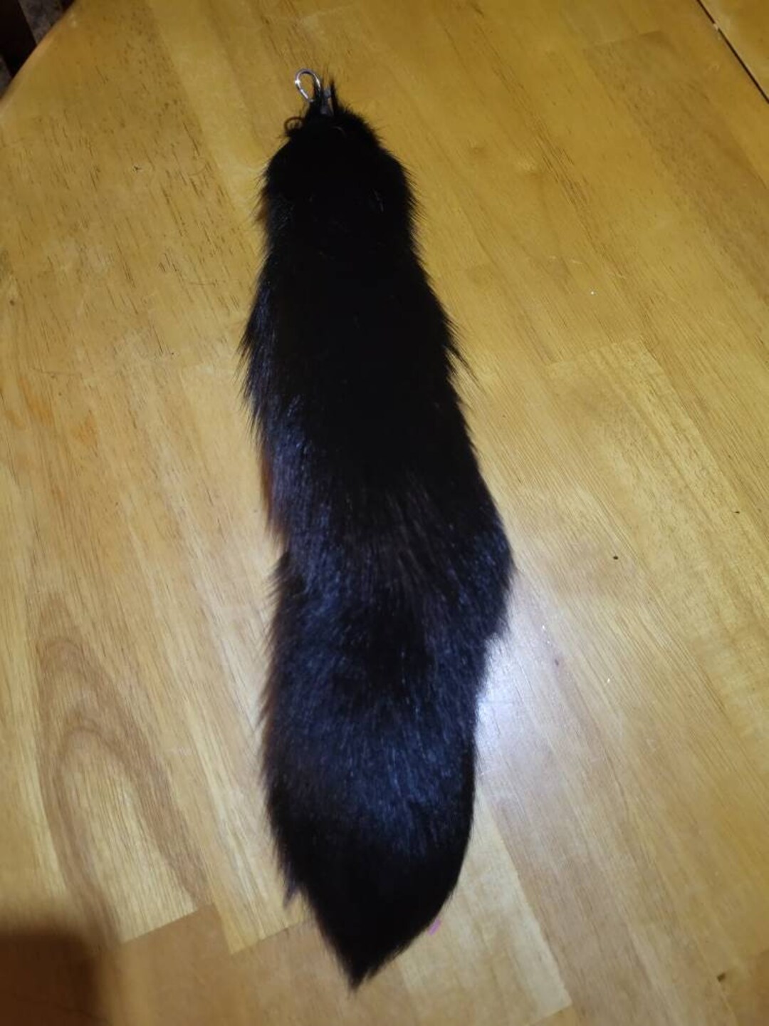 Authentic Black Fox Tail Classy Keychain Perfect Bag/key Accessory ...