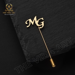 Custom Lapel Pins, Enamel Pin, Groomsmen Proposal, Initial Lapel Pins ...