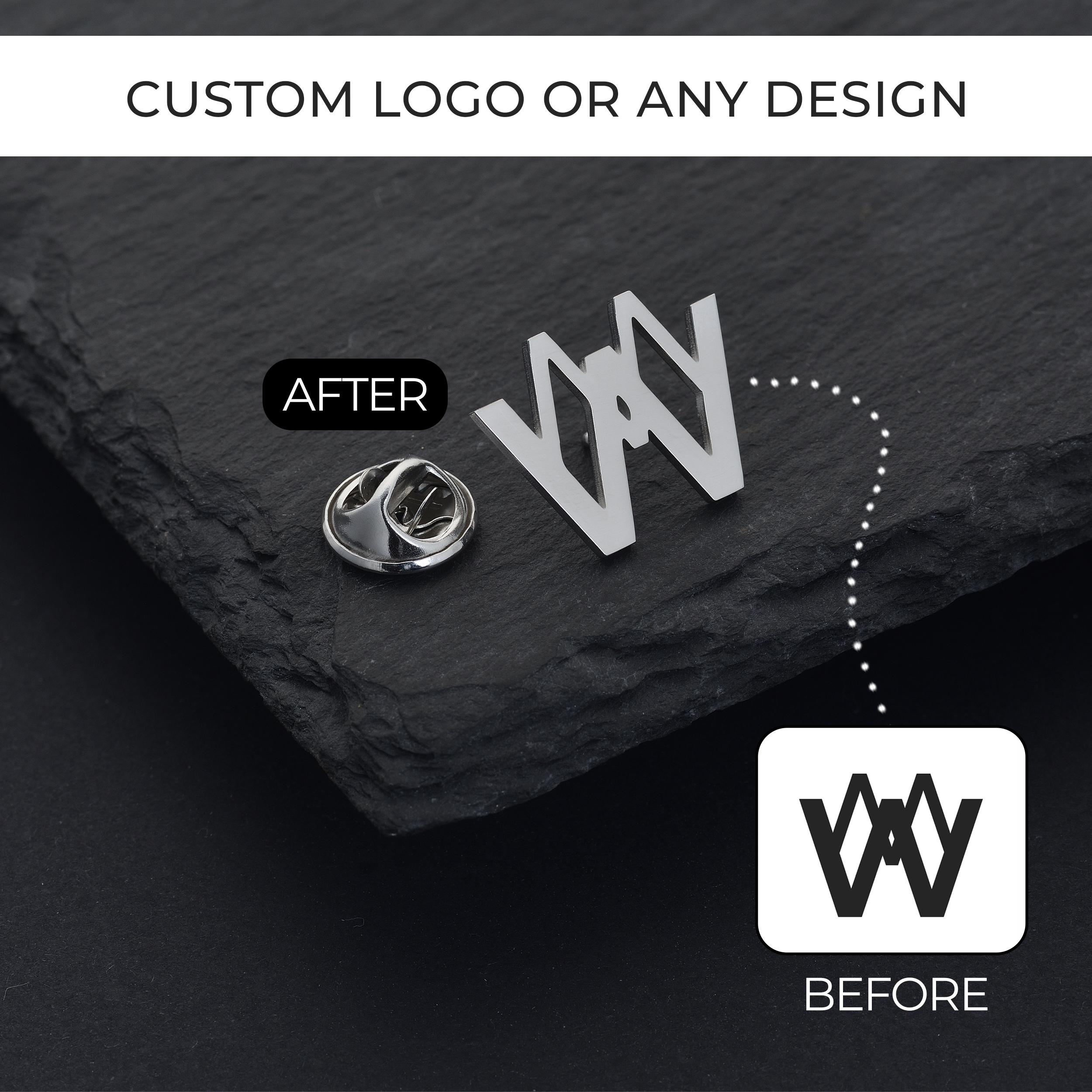 Custom Logo Brooch, Personalized Badge Pin, Enamel Pins, Lapel Pins for ...