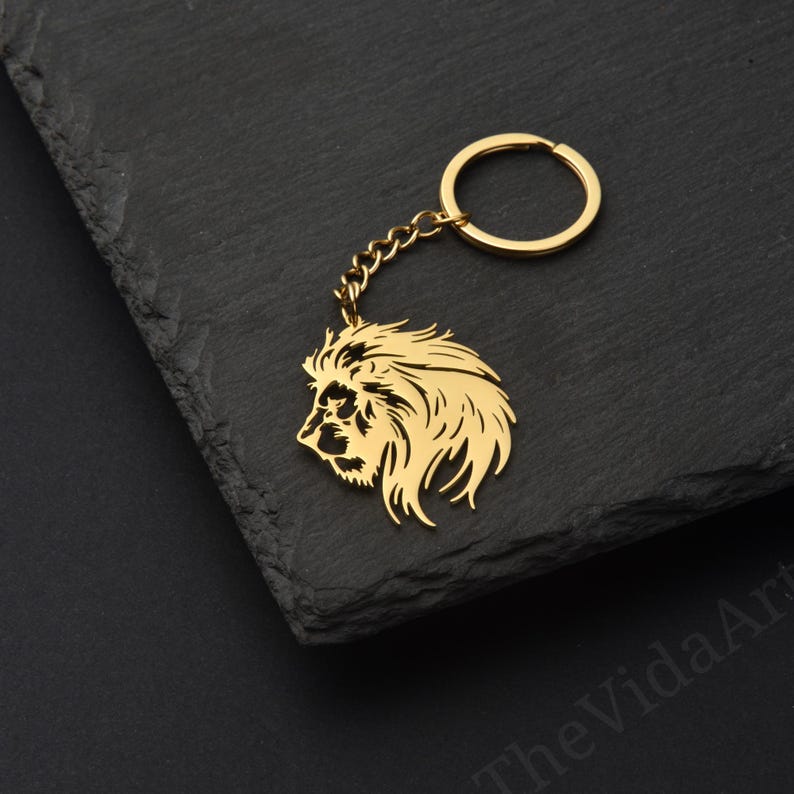 Custom Company Logo Keychain, Personalized Corporate Gift, Stainless ...