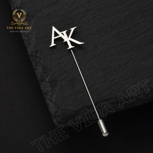 Custom Lapel Pins, Enamel Pin, Groomsmen Proposal, Initial Lapel Pins ...