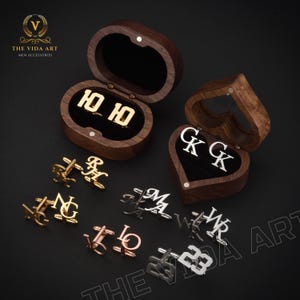 Custom Number Cufflinks, Sport Number, Double Thickness in Gold Plated ...