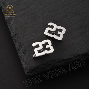 Custom Number Cufflinks, Sport Number, Double Thickness in Gold Plated ...
