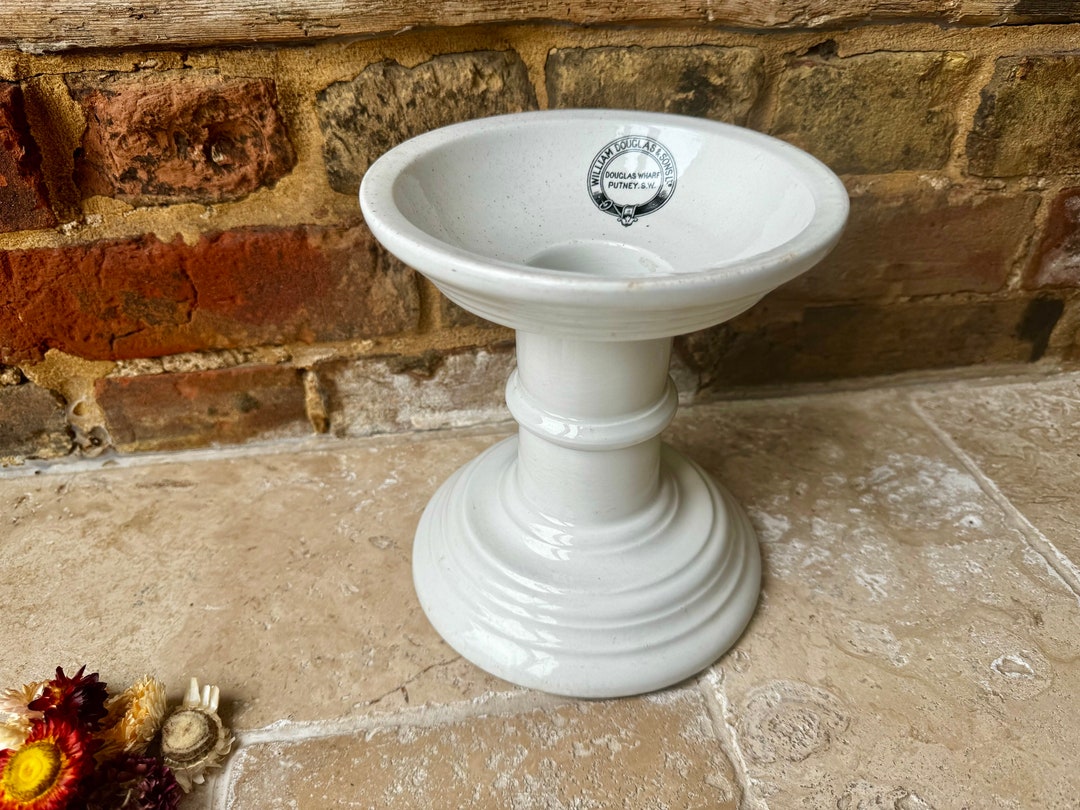 Rare Antique Edwardian White Ironstone Ham Stand | Butchers Stand ...