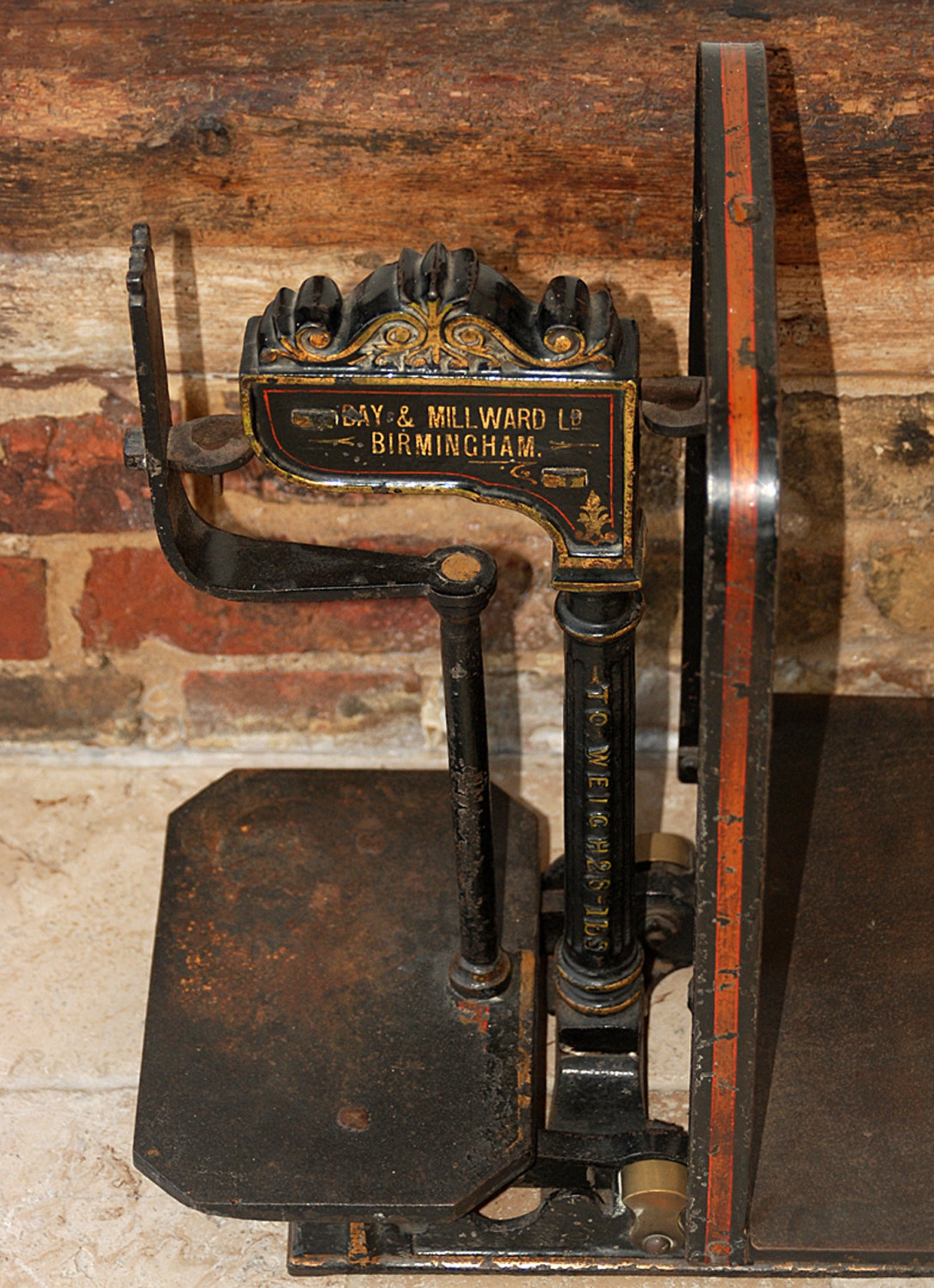 Antique Victorian Cast Iron Butchers Scales by Day & Millward ...