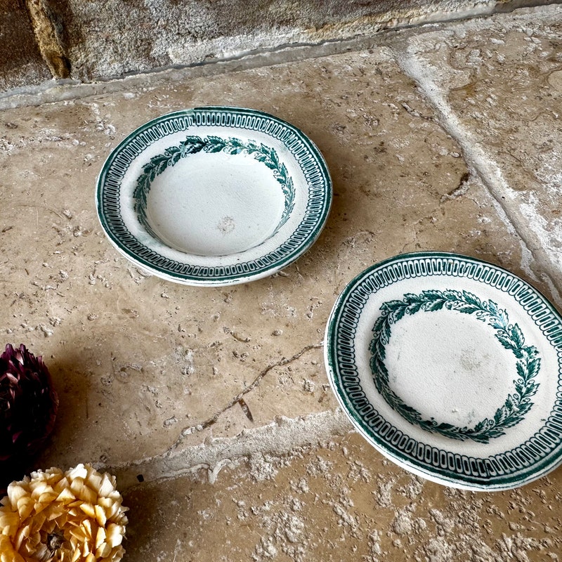 Green Transferware - Etsy