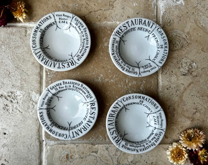 ONE X Vintage French Café Advertising Tip Dish Grande Brasserie ...