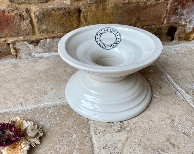 Rarer Shaped Antique 1920s White Ironstone Ham Stand | Advertising G ...