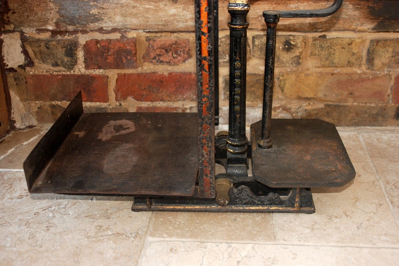 Antique Victorian Cast Iron Butchers Scales by Day & Millward - Etsy