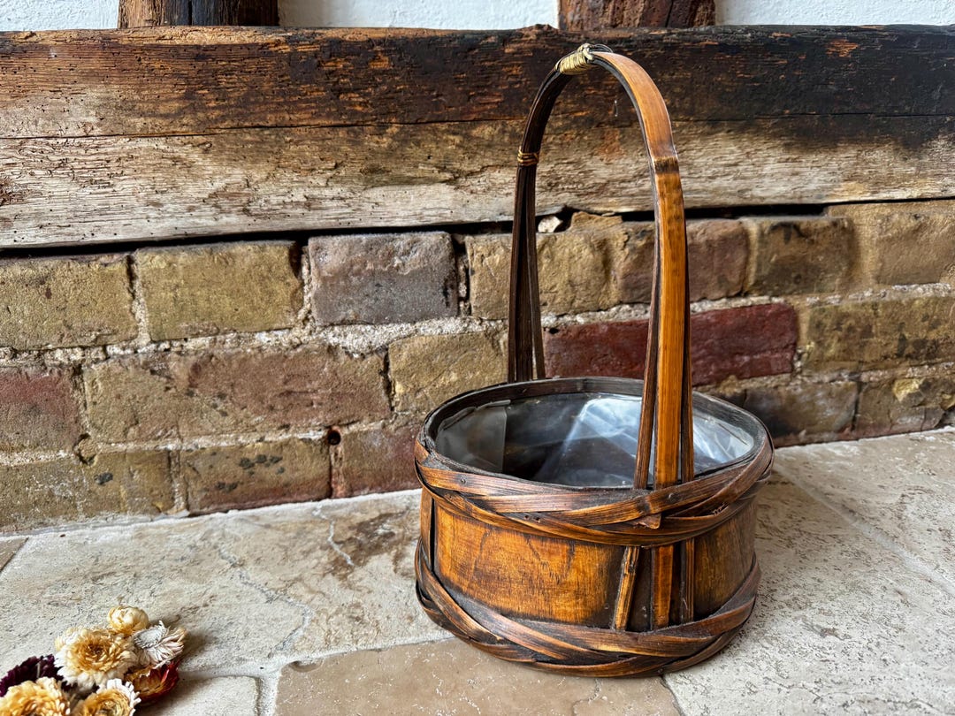 Vintage Garden Trug: Early to Mid 20th Century, Small Garden Basket for ...