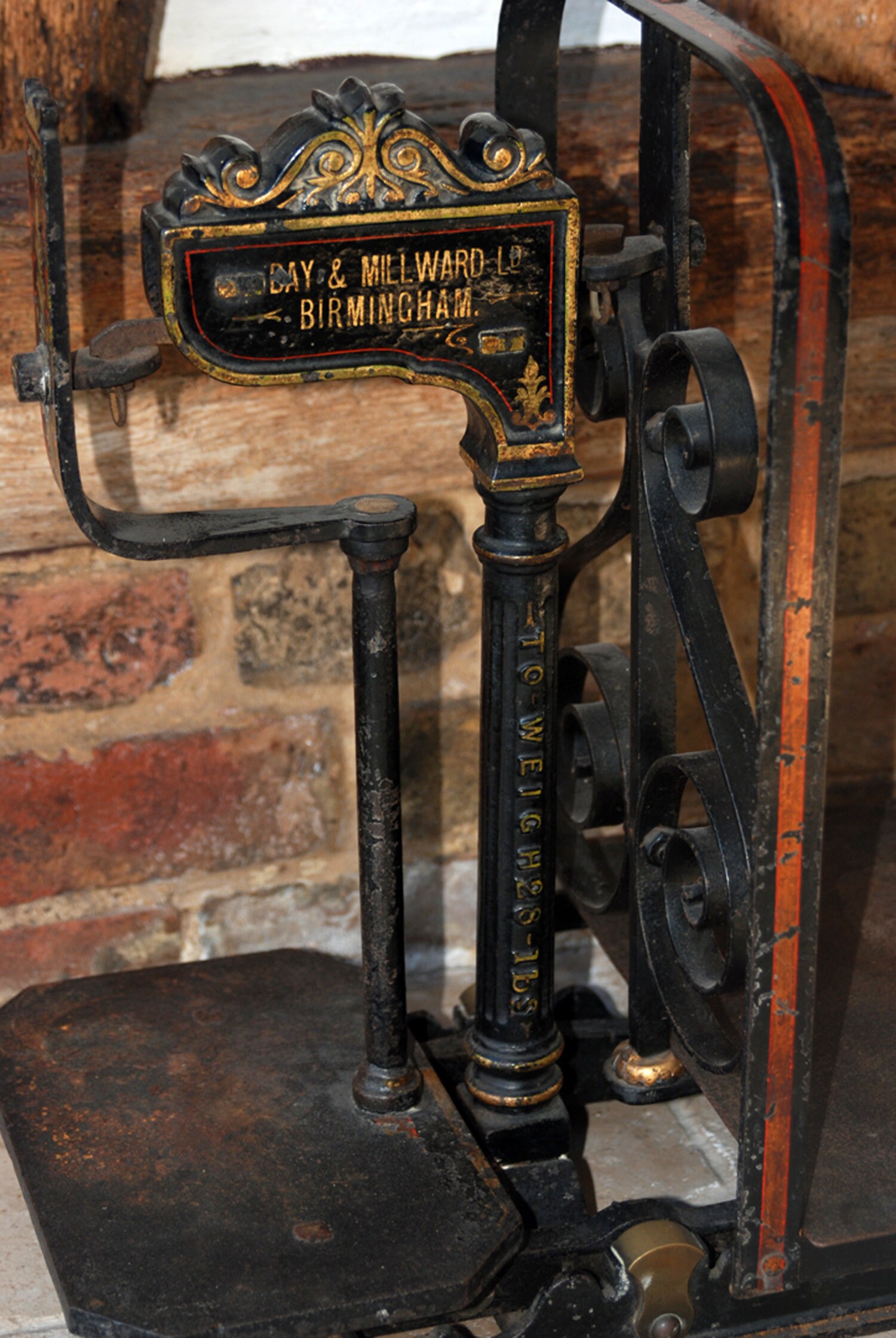 Antique Victorian Cast Iron Butchers Scales by Day & Millward ...