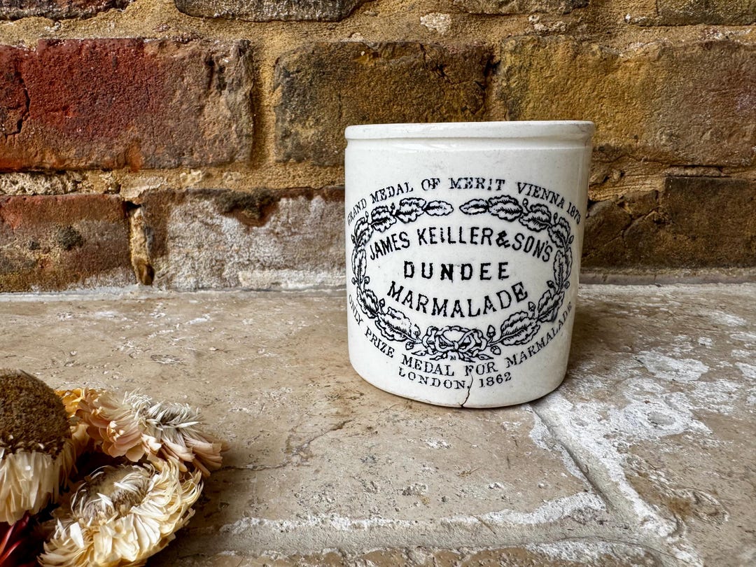 Antique Victorian Chubby One Pound James Keiller Dundee Marmalade ...