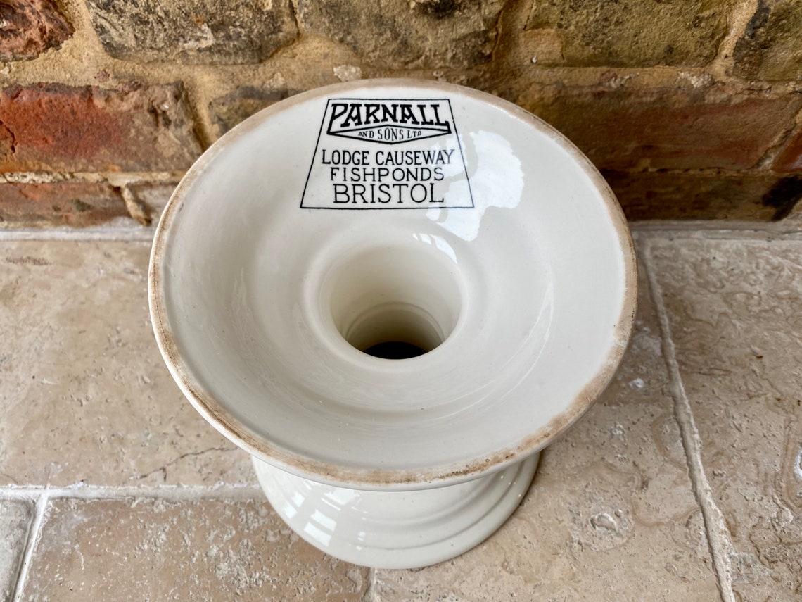 Rare Antique Edwardian White Ironstone Ham Stand Butchers - Etsy