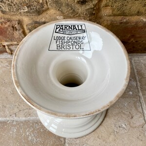 Rare Antique Edwardian White Ironstone Ham Stand Butchers Stand Parnall ...