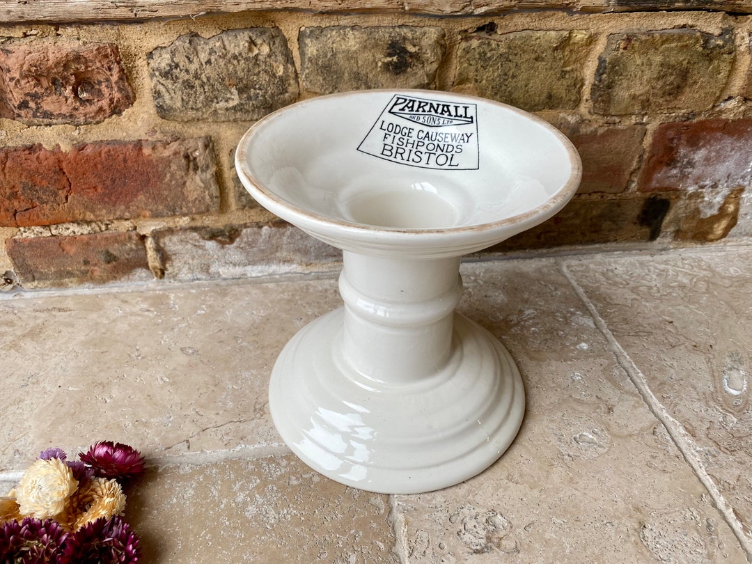 Rare Antique Edwardian White Ironstone Ham Stand | Butchers Stand ...