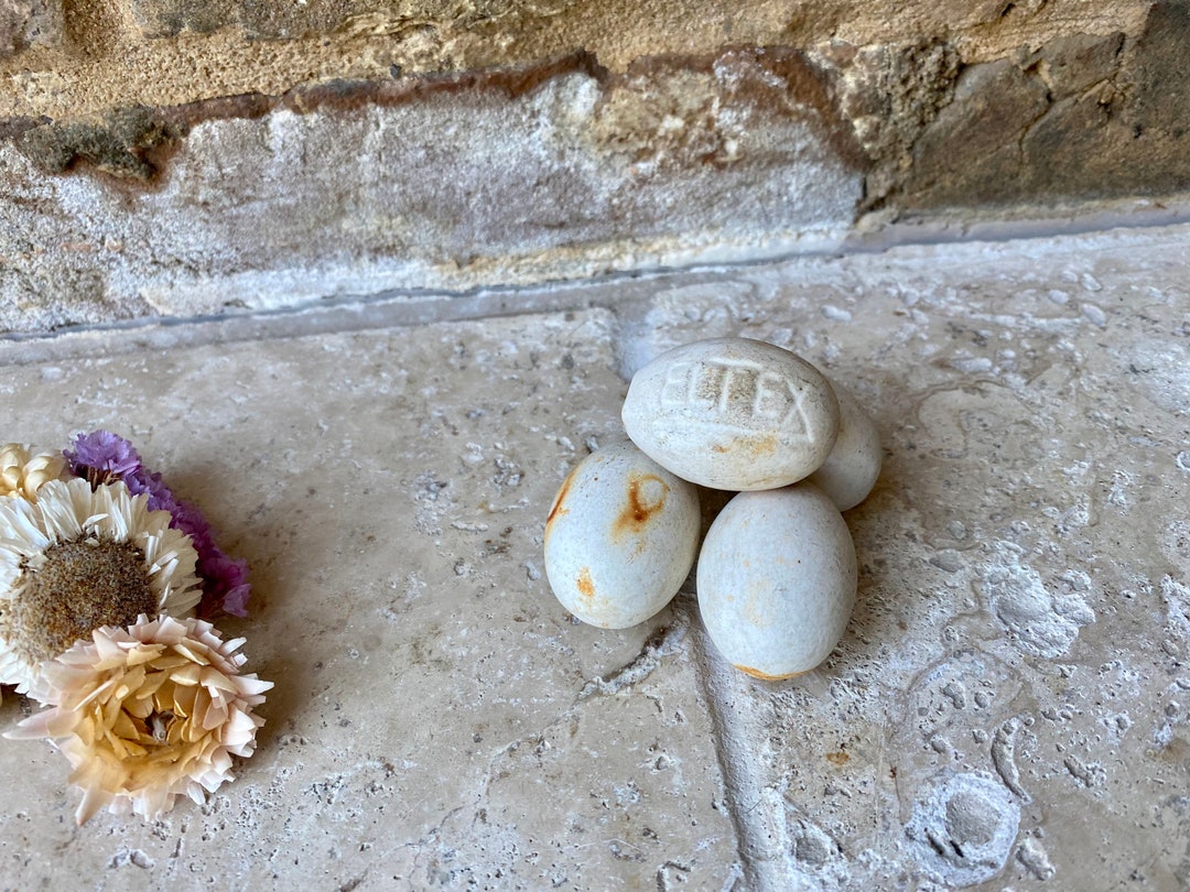 ONE X Mini Antique English Dummy Egg | Small Ceramic ‘eltex’ Branded ...