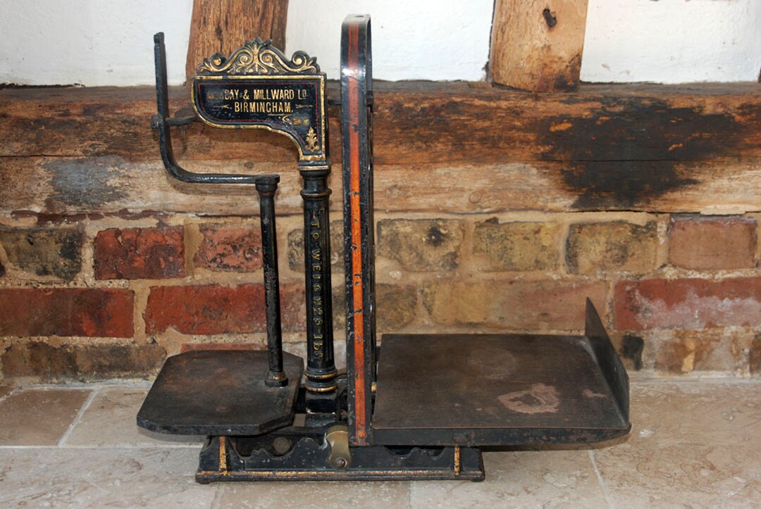 Antique Victorian Cast Iron Butchers Scales by Day & Millward ...