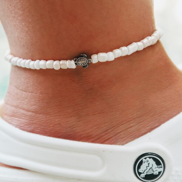 Sea Turtle Anklet - Etsy