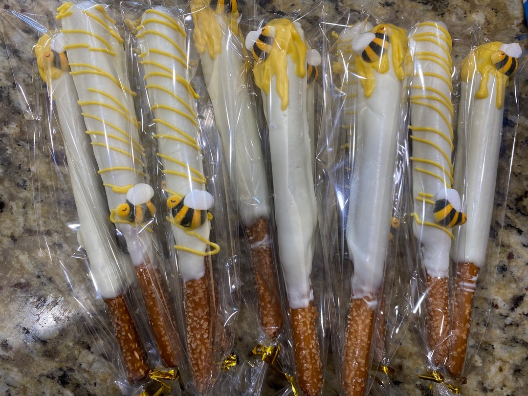 Bee Theme Pretzel Rods - Etsy