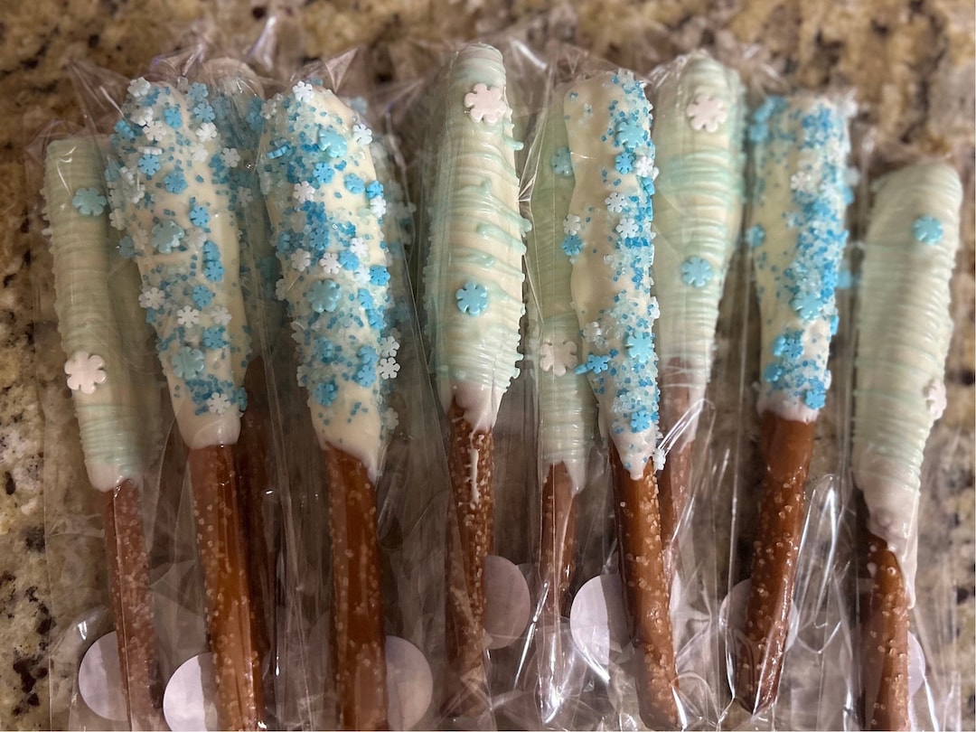 Frozen Theme Pretzel Rods - Etsy