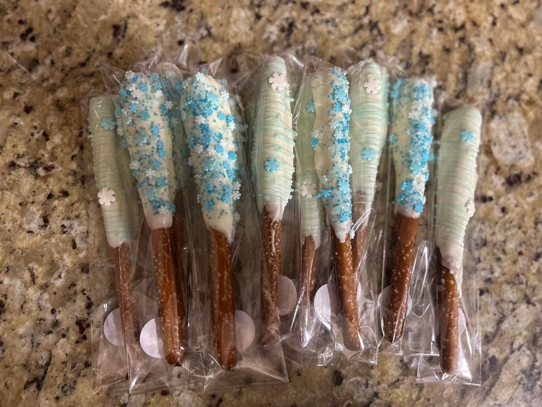 Frozen Theme Pretzel Rods - Etsy