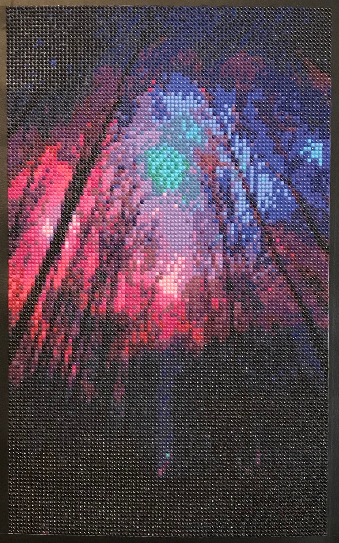 Diamond Painting - Pixel-art - Night Forest - Etsy